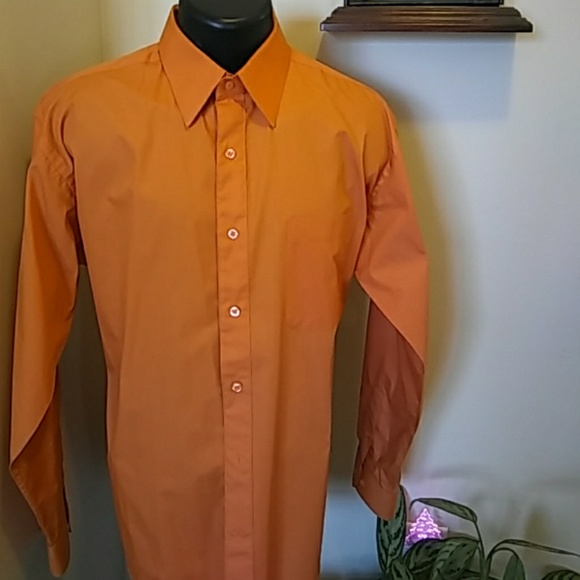 Italo Mondo | Shirts | Italo Mondo Orange Longsleeve Shirt | Poshmark